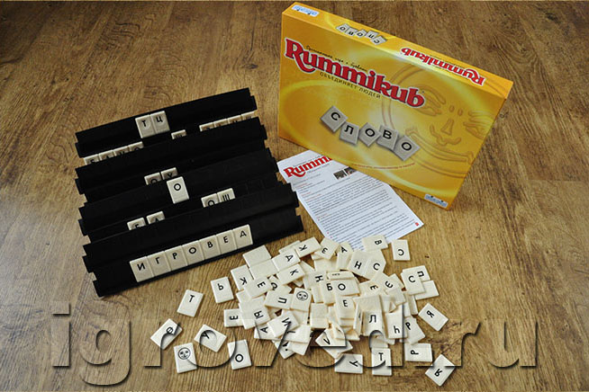 Настольная игра Руммикуб с буквами, арт. 2604 | Купить настольные игры ...